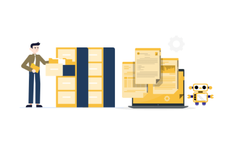 Traditional Document Handling VS AI Based Document Handling - Serina